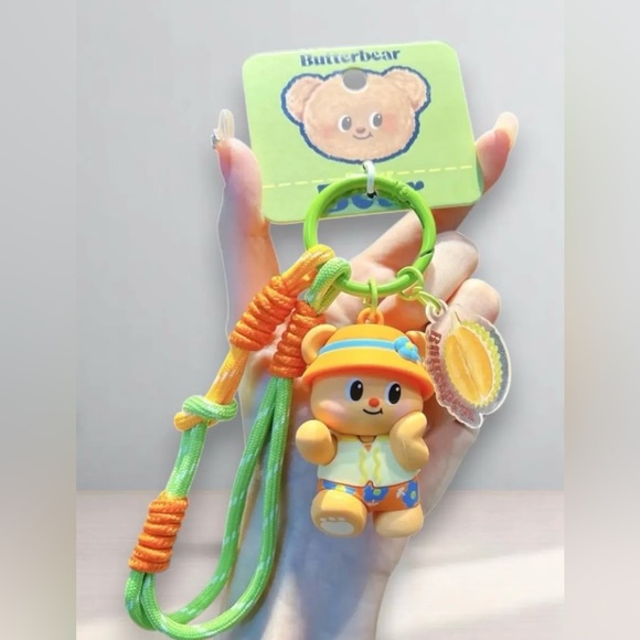 Accessories | Butter Bear Keychain Pendant Cute Fashion Doll Creative ...